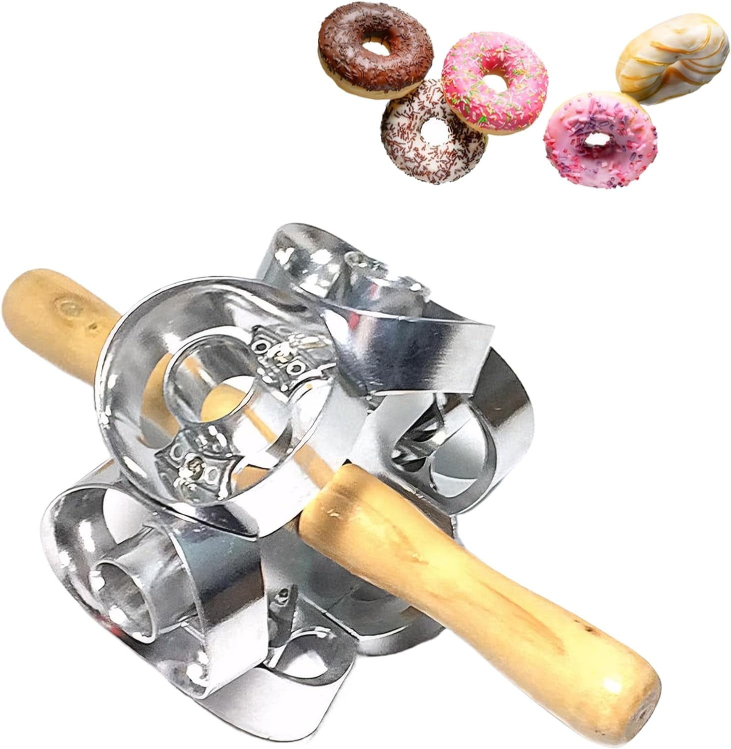 Donut Cutter Molds: Mini Easter Cookie Cutters for Donut Making,Round ...