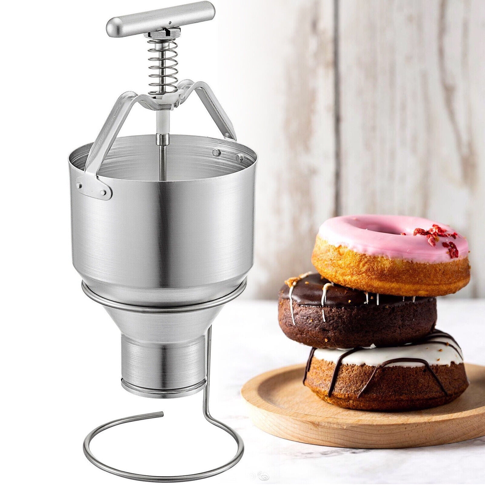 Donut Depositor 5L Capacity Donut Dropper Hopper Manual Donut Dispenser ...