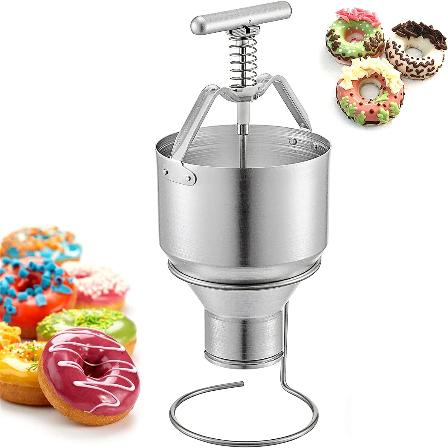 Donut Dispenser,Donut Batter Dispenser,5L Manual Donut Depositor Donut ...