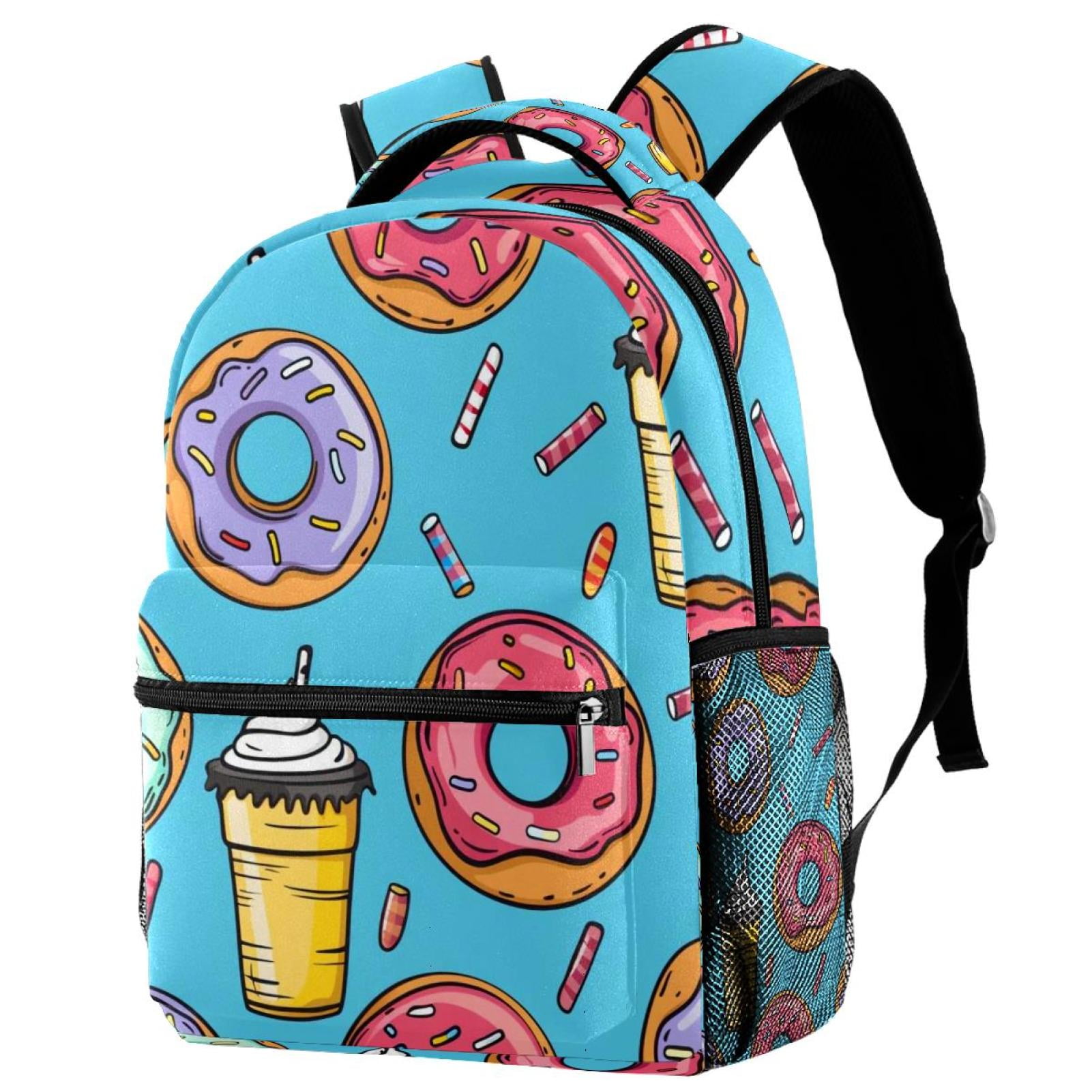 Donut Drink Cute Lightweight Backpacks Roomy Interior, Casual Backpack ...