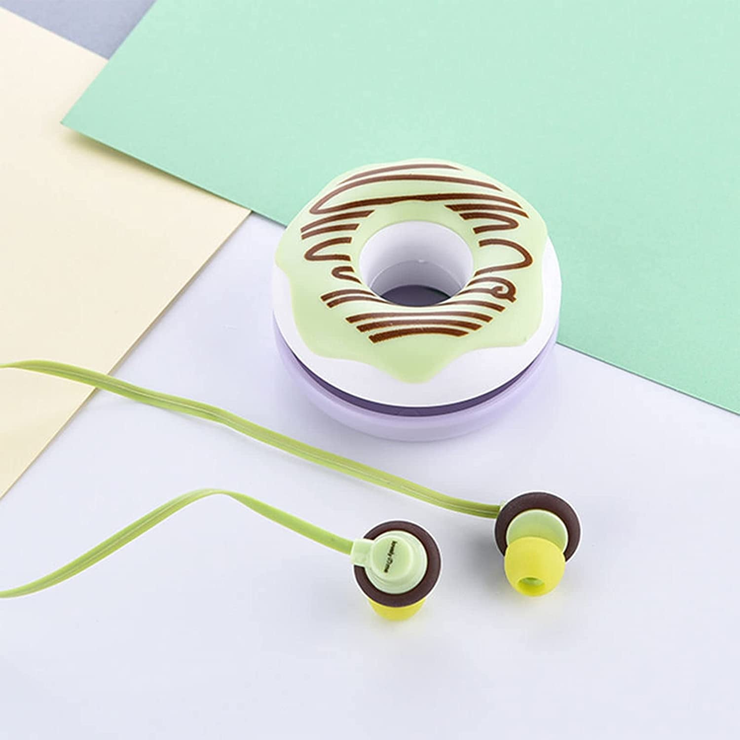 Donut Earbuds for Kids, Kid Size Wired Earbud & in-Ear Headphones with ...