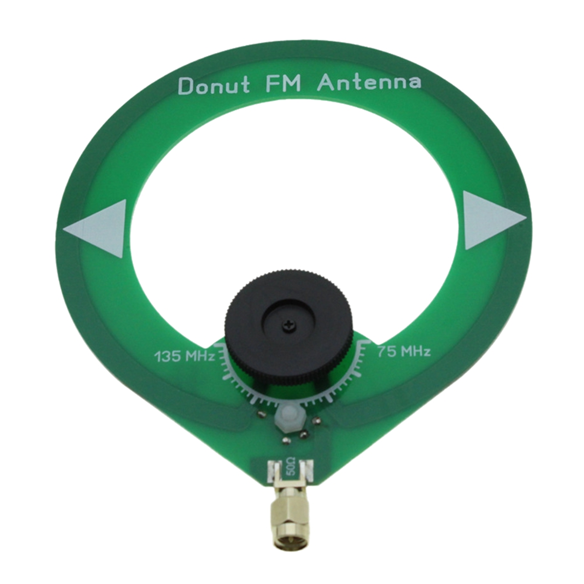 Donut FM Antenna 75M-135MHz FM Antenna SMA Male Interface Mini Loop ...