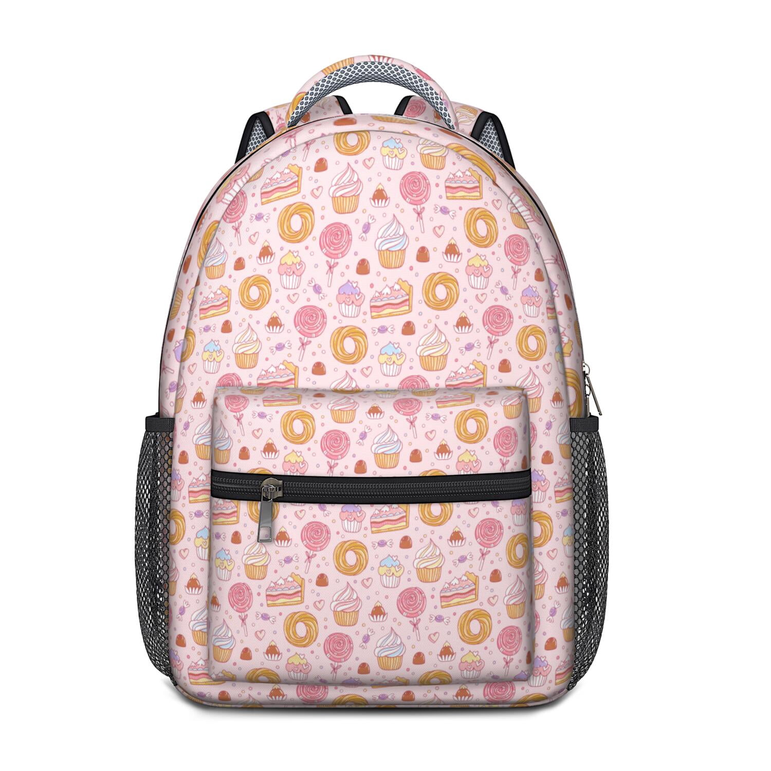 Donut Foodie Backpack with Colorful Dessert Candy Cake Doughnut Sweet ...