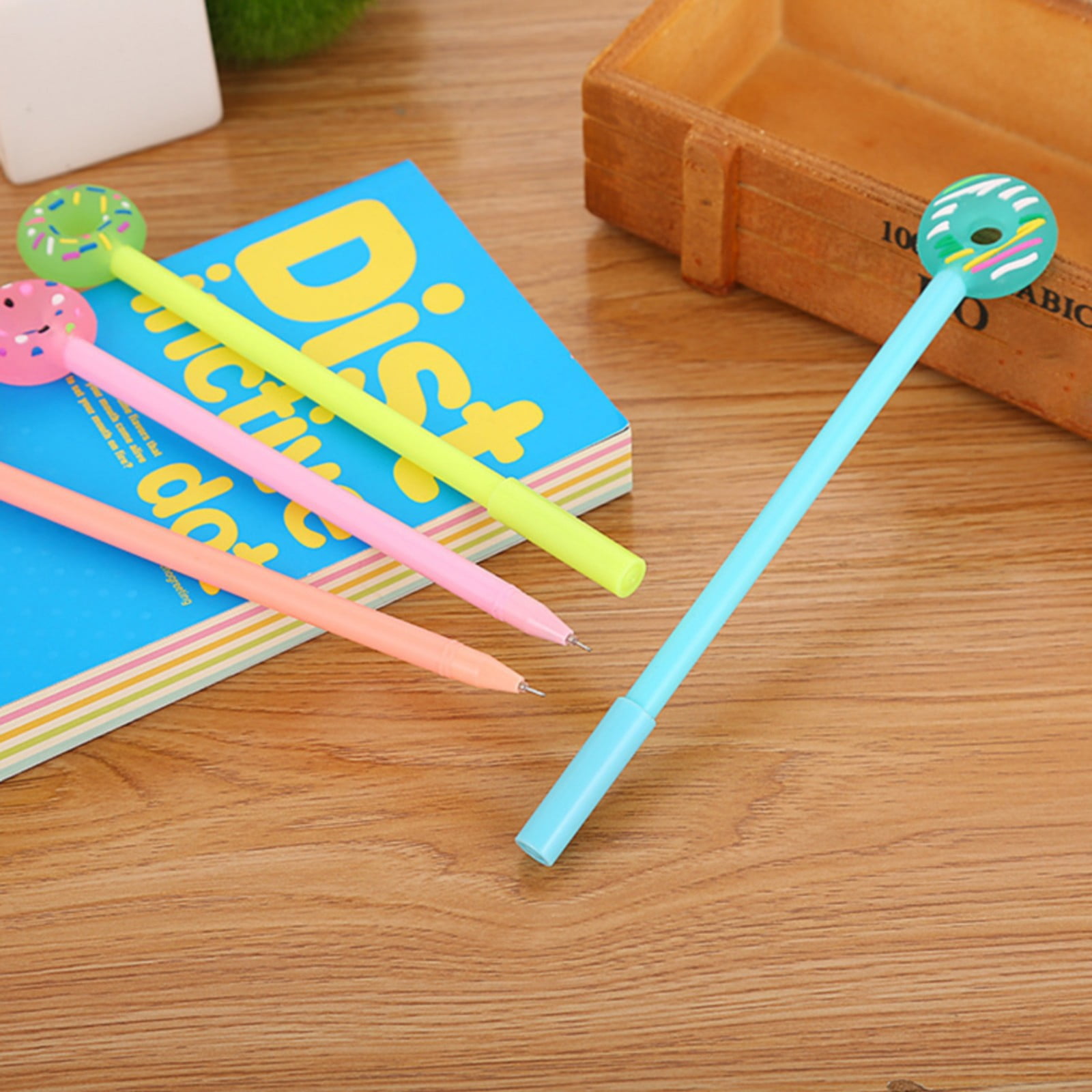 Donut Gel Pen 0.5mm 2ml Liquid Gel Ink Rollerball Pen For School Home ... Donut Gel Pen 0.5mm 2ml Liquid Gel Ink Rollerball Pen For School Home ...