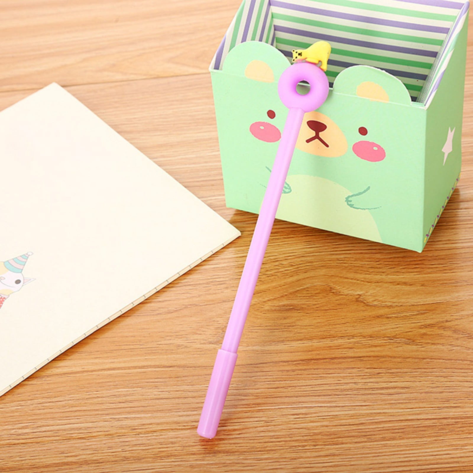 Donut Gel Pen 0.5mm 2ml Liquid Gel Ink Rollerball Pen For School Home ... Donut Gel Pen 0.5mm 2ml Liquid Gel Ink Rollerball Pen For School Home ...
