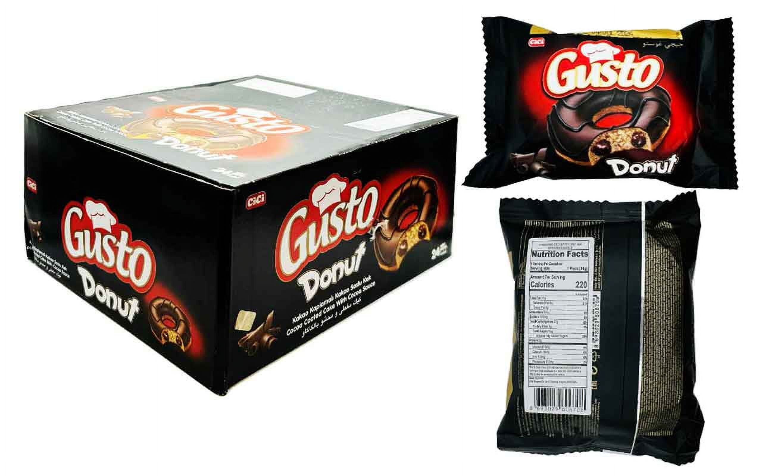 Donut Gusto Mini Caramel Donut, 50 gm Pack of 24 Nepal | Ubuy