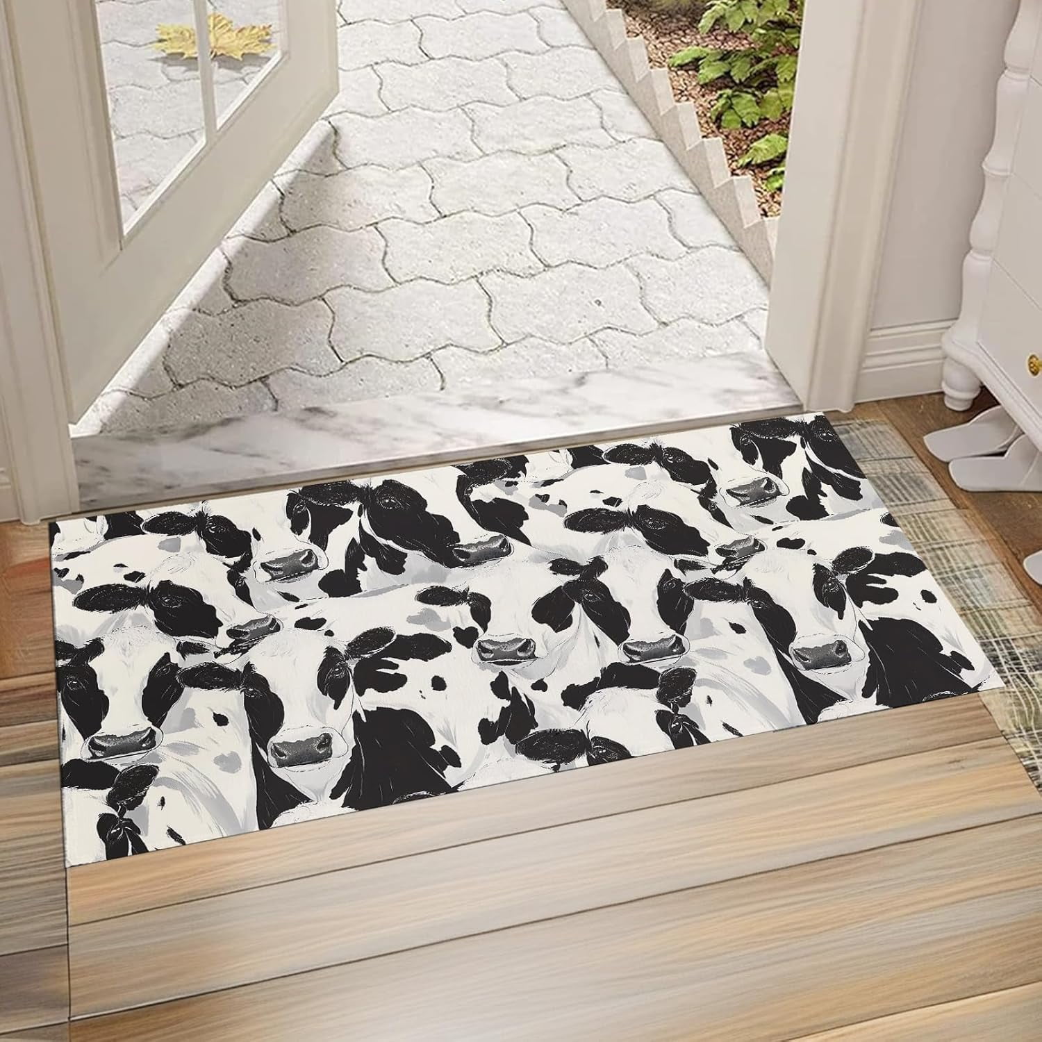 Donut Indoor Door Mat, Non-Woven Fabric Door Mat, Anti-Slip Backing ...