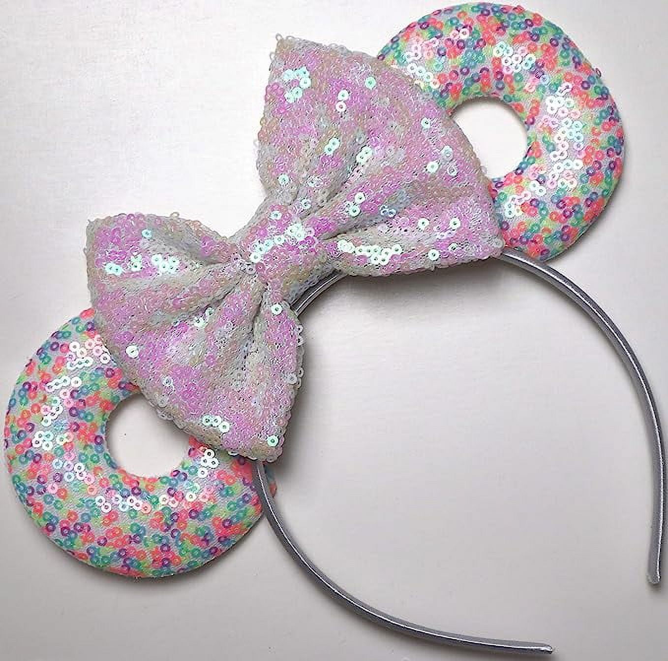 Donut Inspired Minnie Ears, Donut Mickey Ear , Mickey Ears Hair , Pink ...