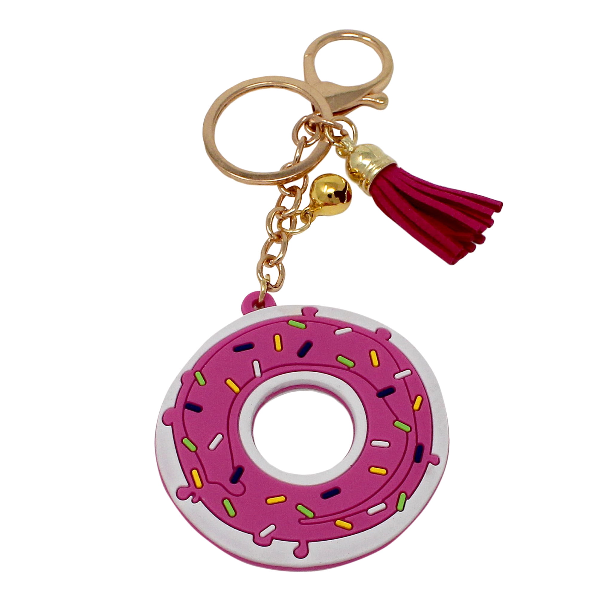 Donut Keychain Bag Charm PVC - Walmart.com