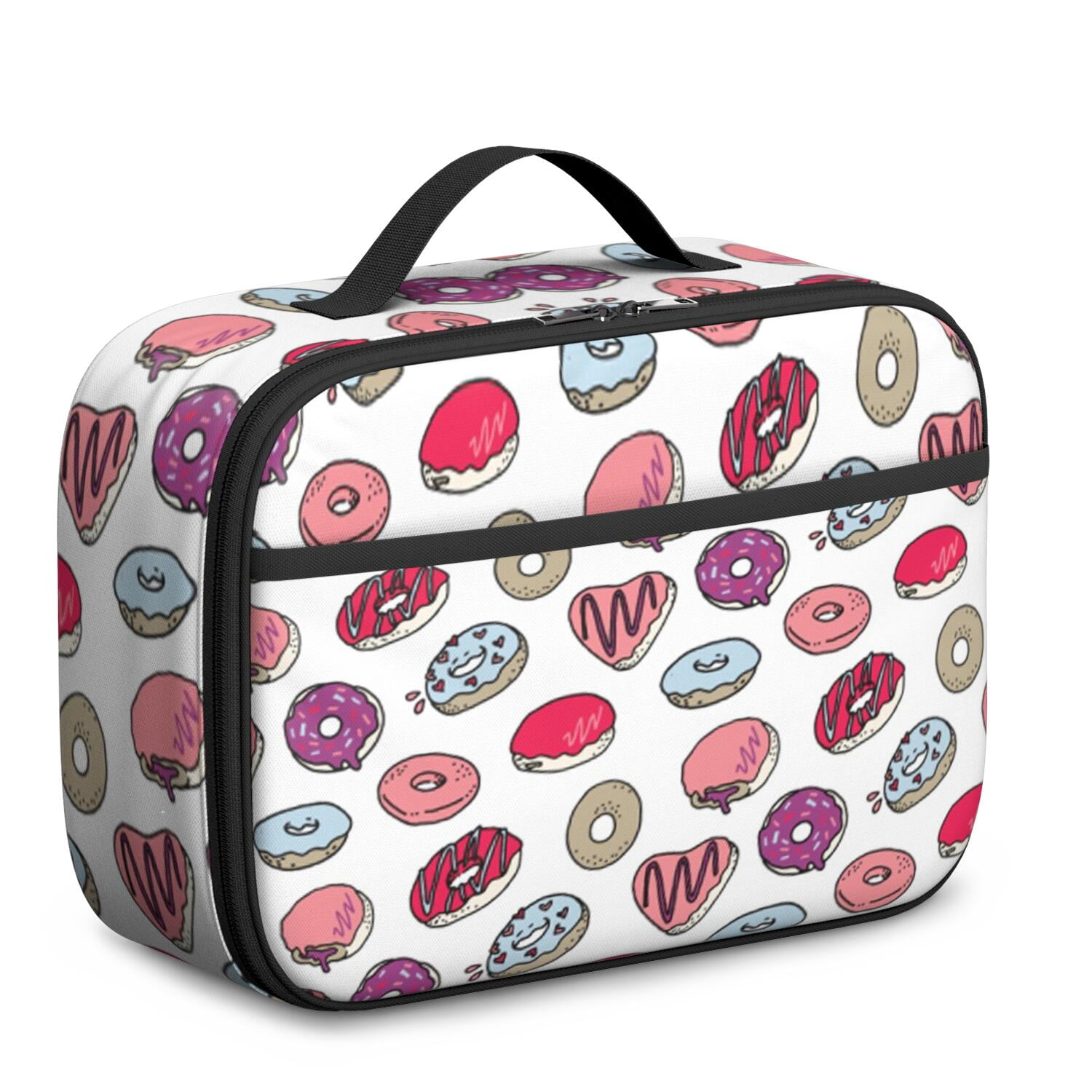 Donut Lunch Bag Insulated Lunch Tote with Donut Dessert Sweet Donut ...