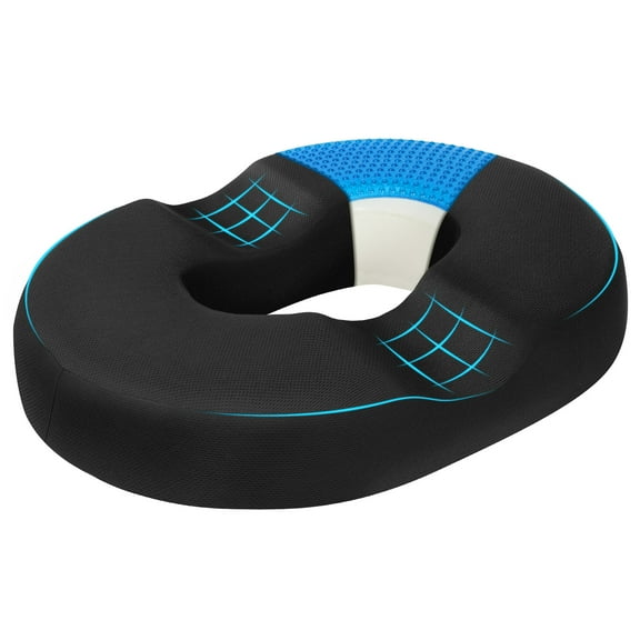 Orthopedic Seat Cushion for Sciatica & Tailbone Pain, Memory Foam ...