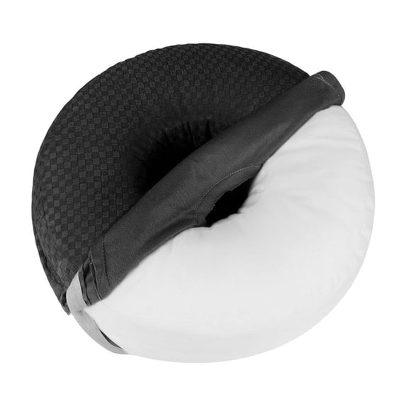 Donut Neck Pillow for Side Sleepers, Soft Round Ear Pillow with Hole ...