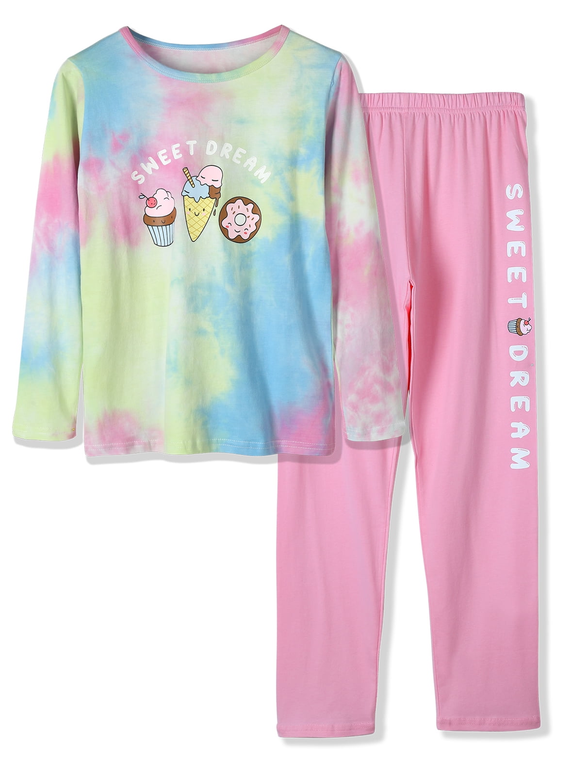 Donut Pajamas for Girls Size 14 - Walmart.com