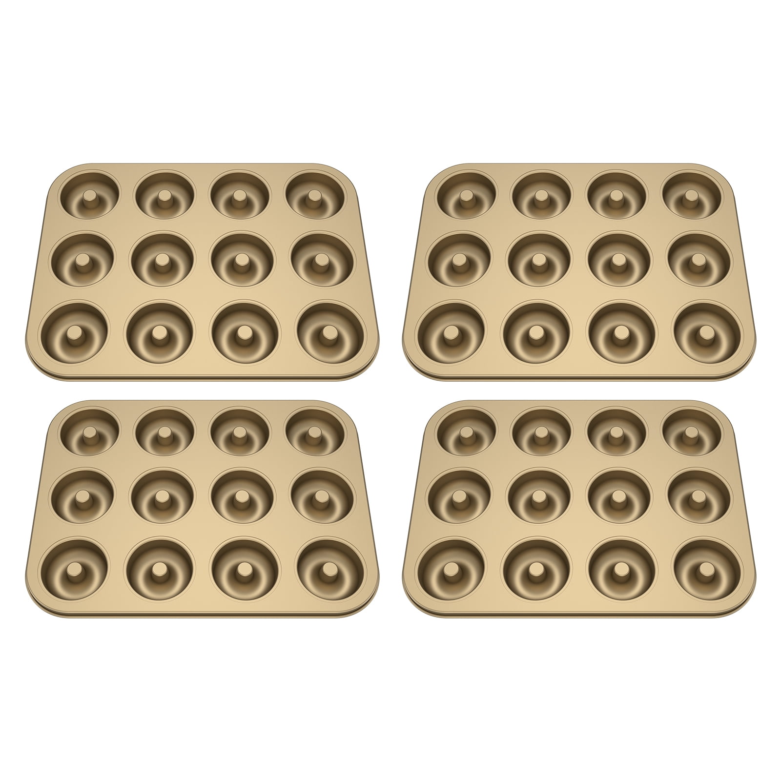 Donut Pan Carbon Steel Donut Baking Pan 12 Cavity Doughnut Pan Easy Release Doughnut Mold ...