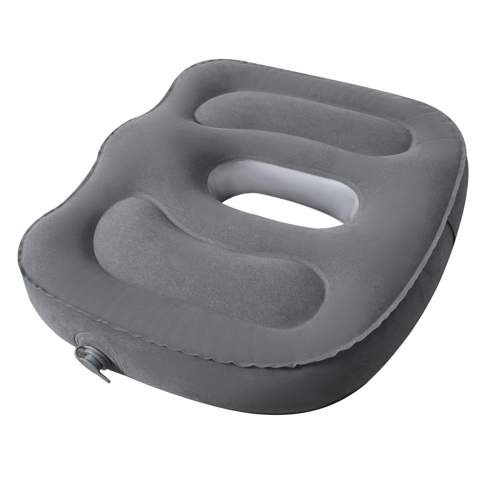 Donut Pillow Hemorrhoid Seat Cushion Inflatable Chair Pad Ergonomic ...