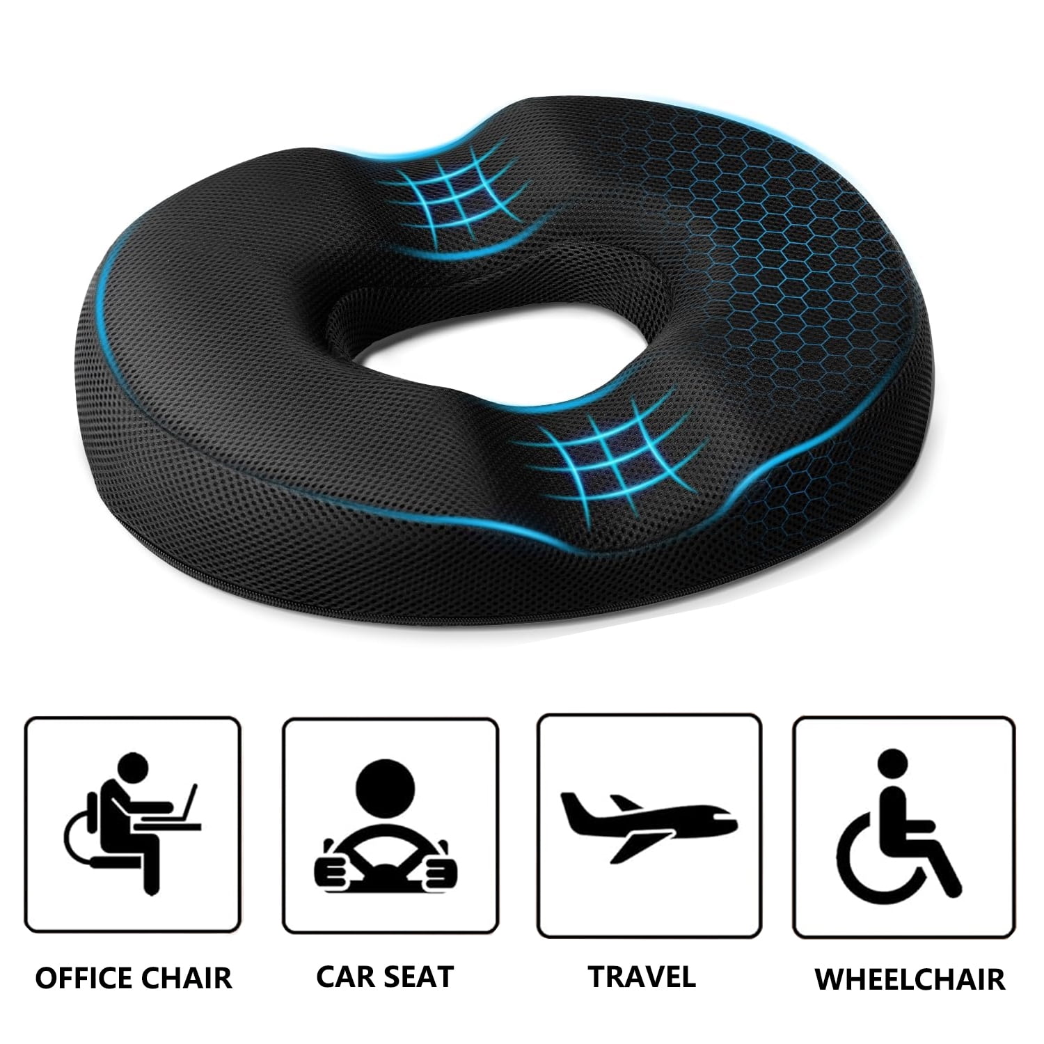 Donut Pillow Seat Cushion, Donut Chair Cushions for Postpartum ...