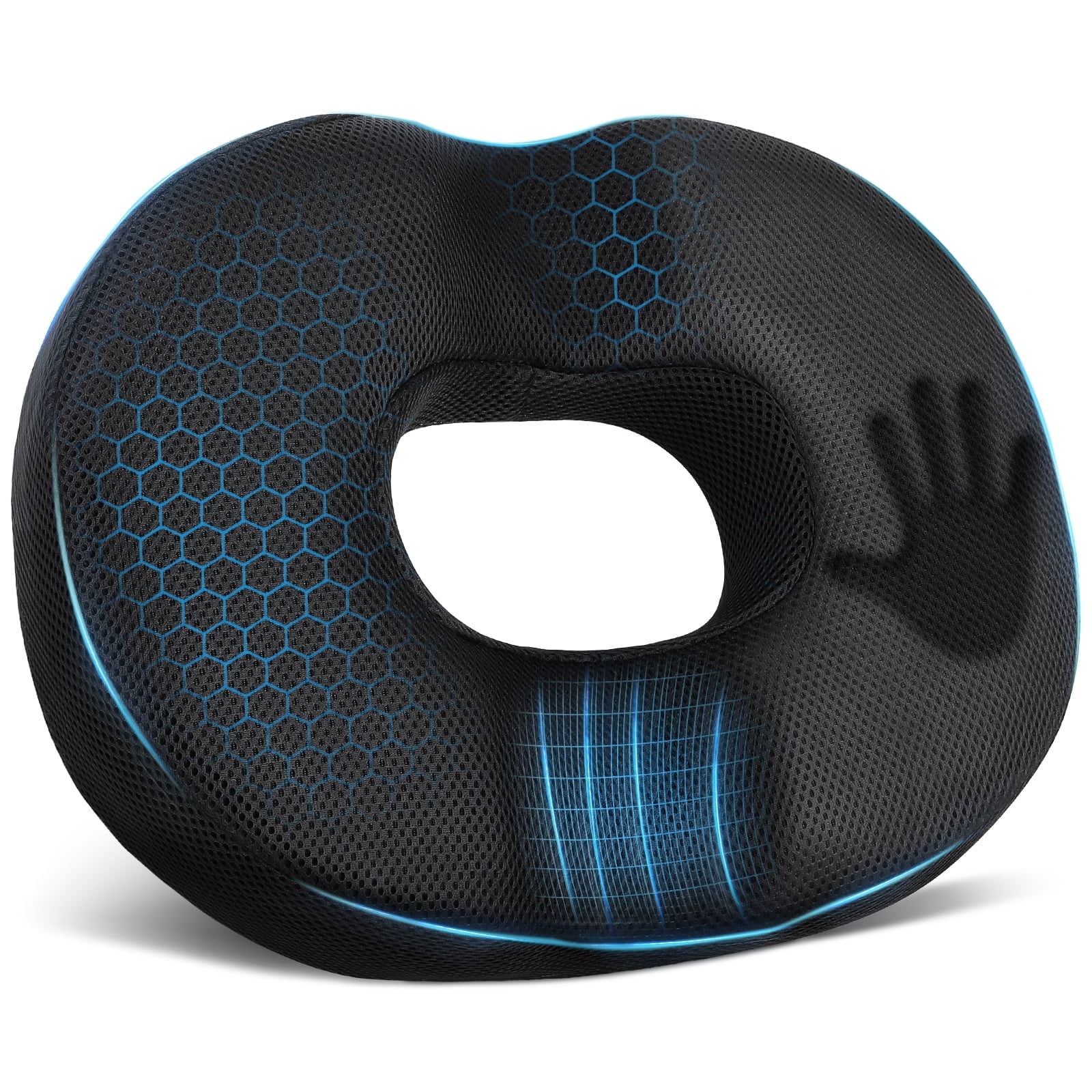 Cshidworld Donut Pillow Seat Cushion for Tailbone Pain Relief and ...