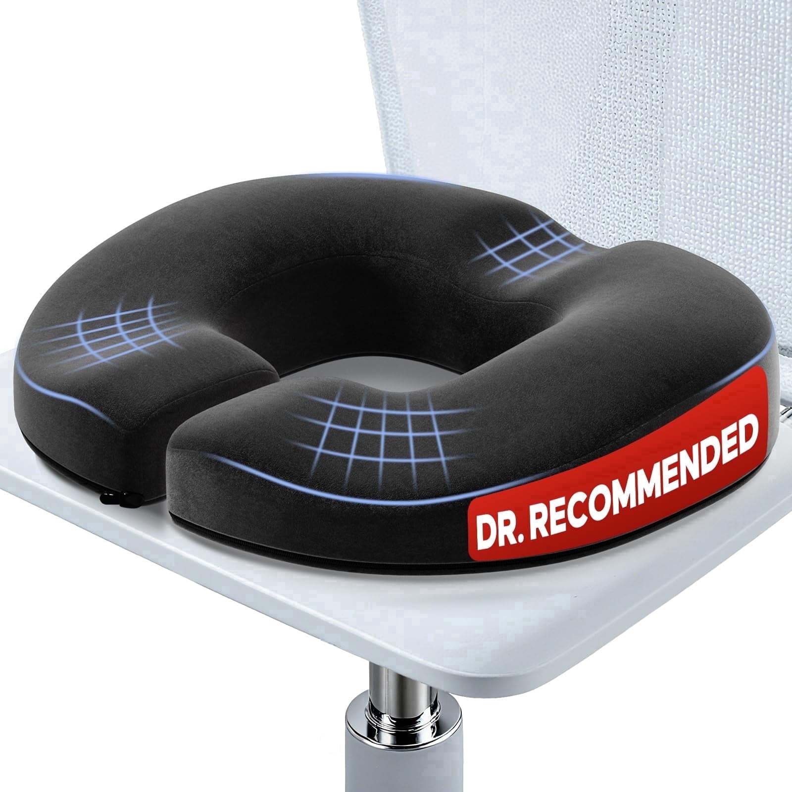 Lolsea Donut Pillow Seat Cushion for Tailbone Pain Relief, Donut Chair ...