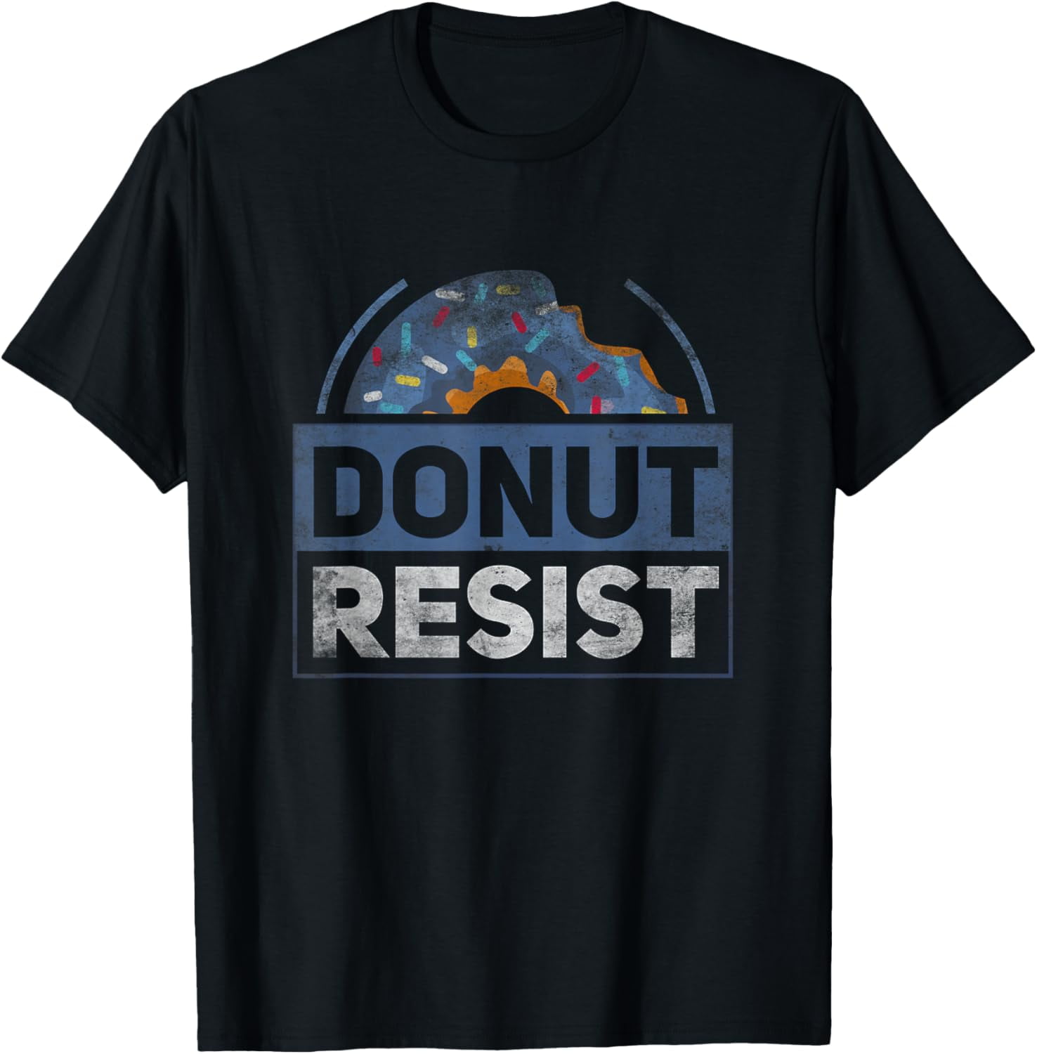 Donut Resist Funny Joke American Police Hero T-Shirt - Walmart.com