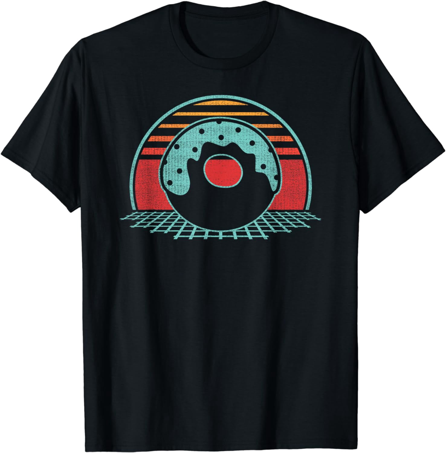 Donut Retro Doughnut Vintage 80s Style Gift T-Shirt - Walmart.com