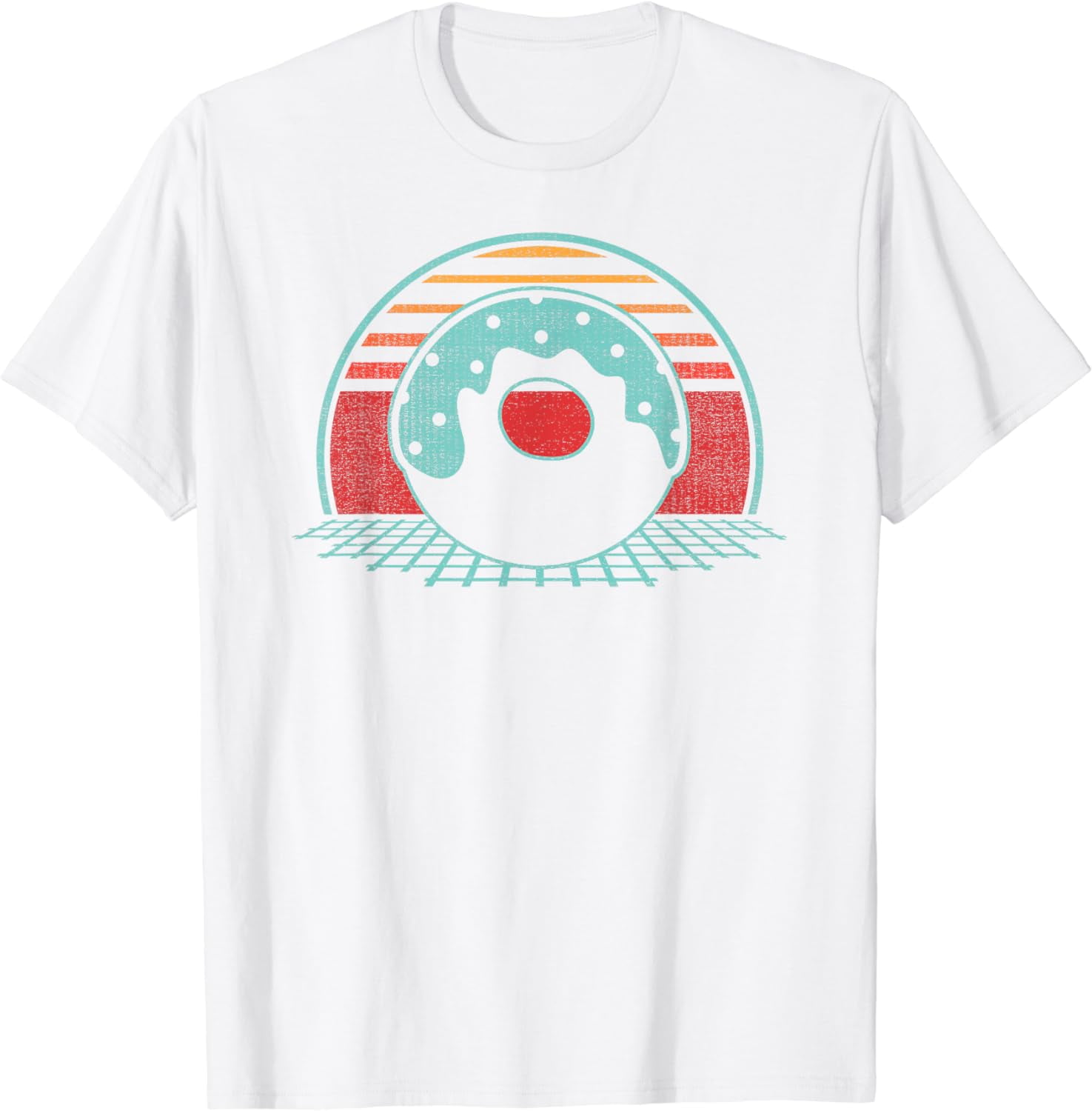Donut Retro Doughnut Vintage 80s Style Gift T-Shirt - Walmart.com