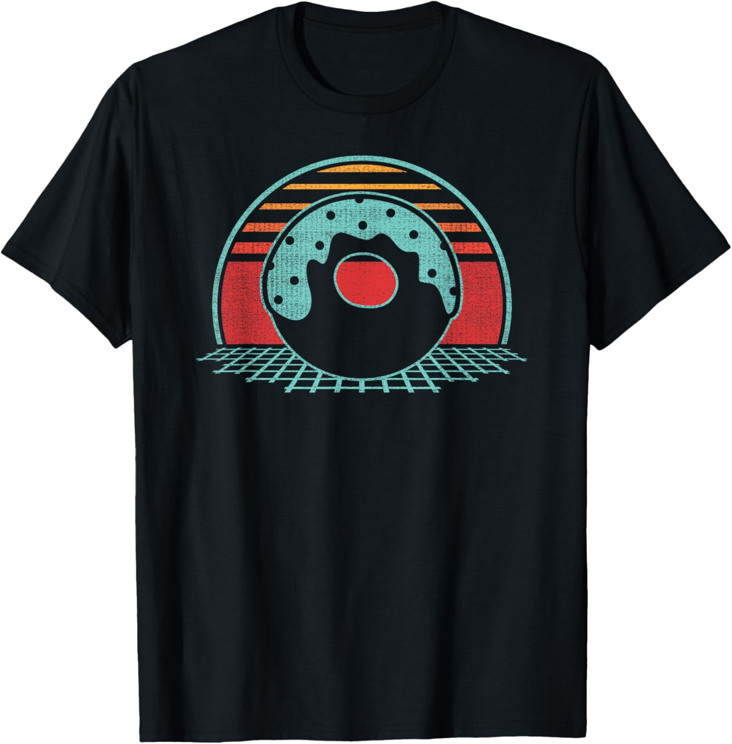 Donut Retro Doughnut Vintage 80s Style Gift T-Shirt - Walmart.com