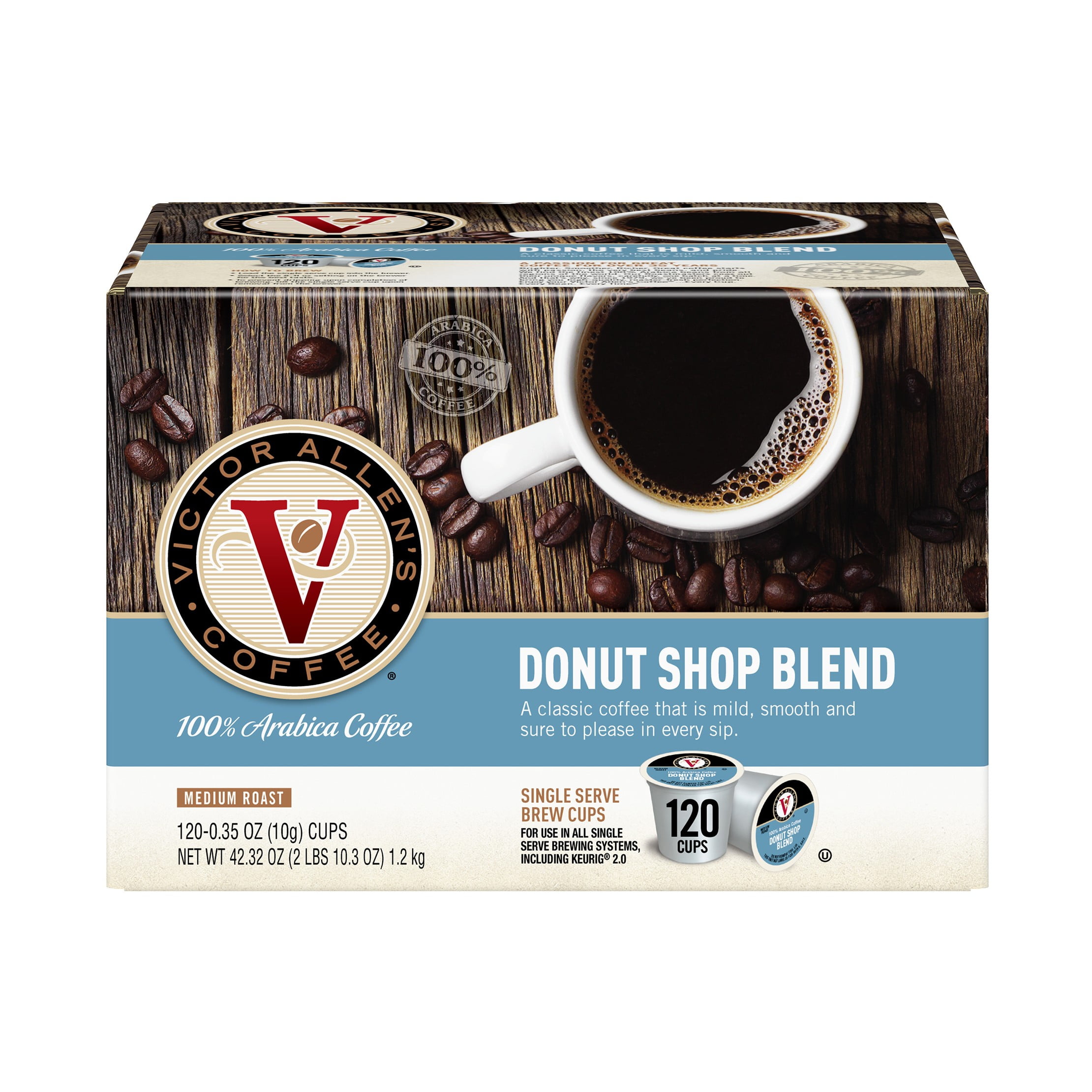 Donut Shop Blend Single Serve Coffee Pods Medium Roast Coffee - 120ct ...