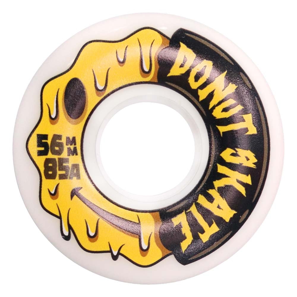 Donut Skate Co. Skateboard Wheels Smiles Hardness Rating 85a 56mm 4 ...