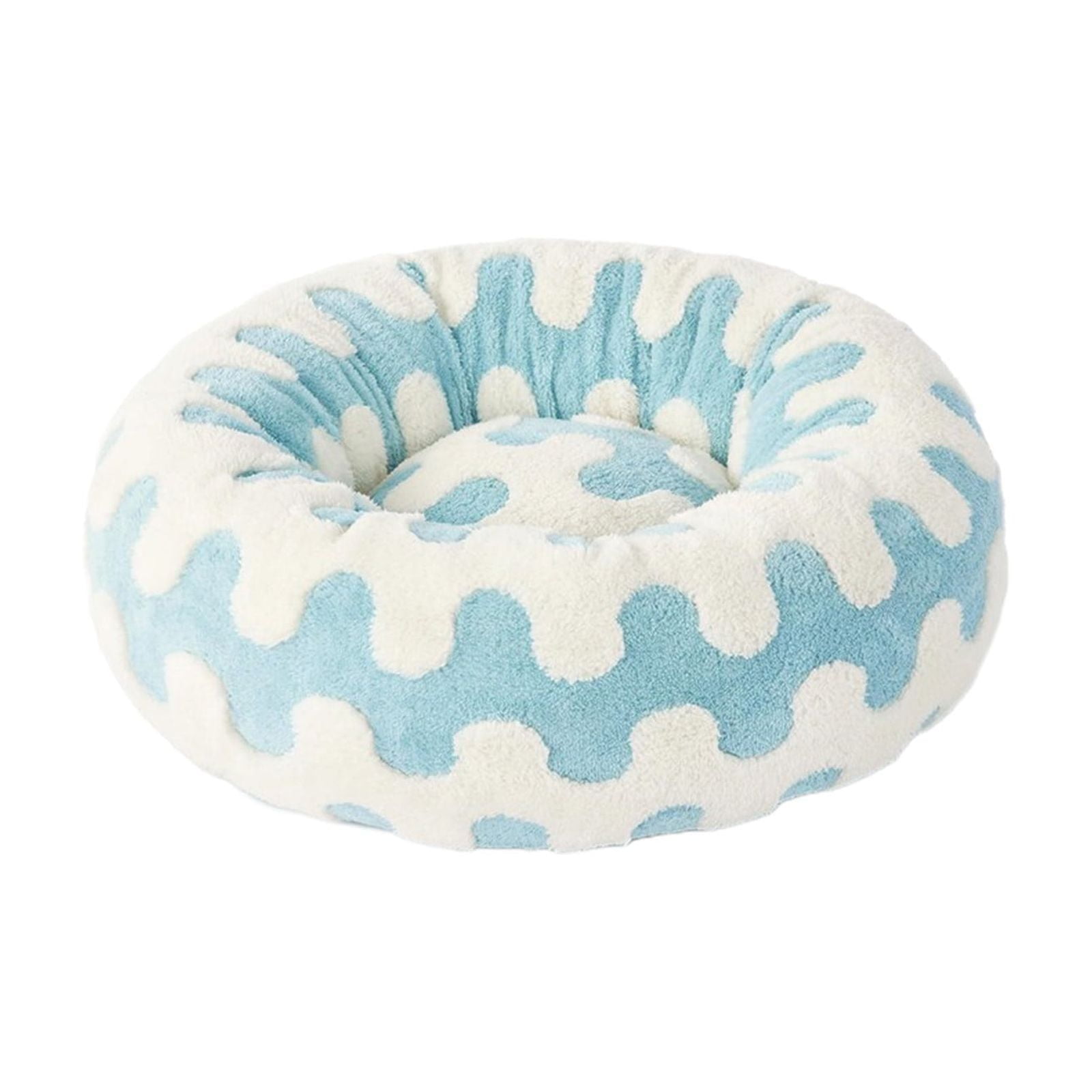 Donut Small Dog Bed - Round Cat Beds for Indoor Cats Calming Pet Beds ...