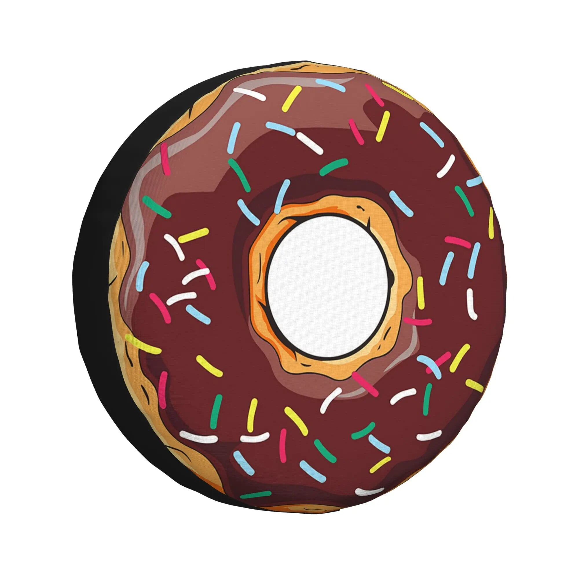 Donut Spare Tire Cover Dust Proof Wheel Tire Cover Fit Trailer Rv Suv