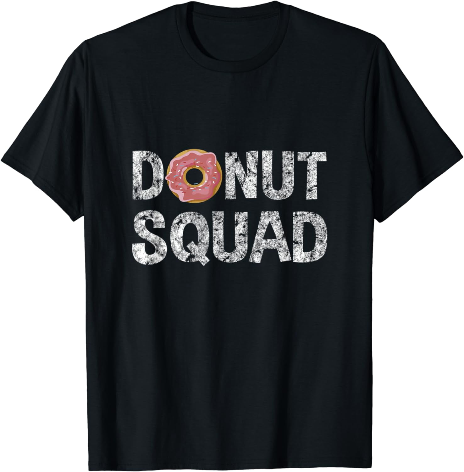 Donut Squad - Funny Snack Fitness Doughnut T-Shirt - Walmart.com