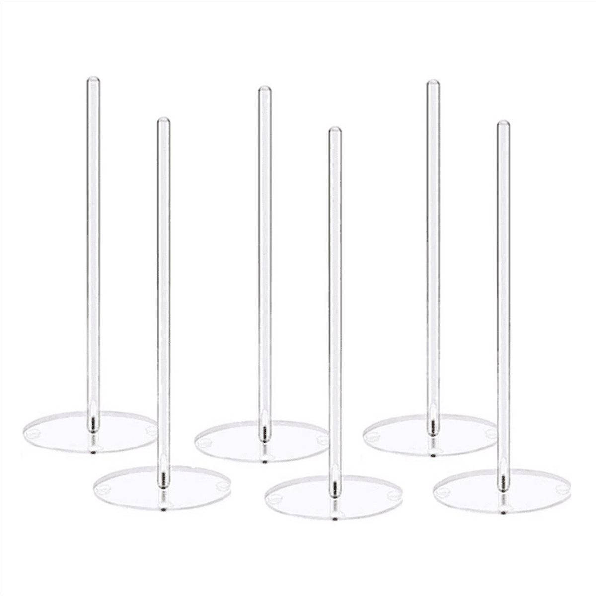 Donut Stand 6 Pack,Acrylic Bagel Stand,Donut Display Stand for Dessert ...