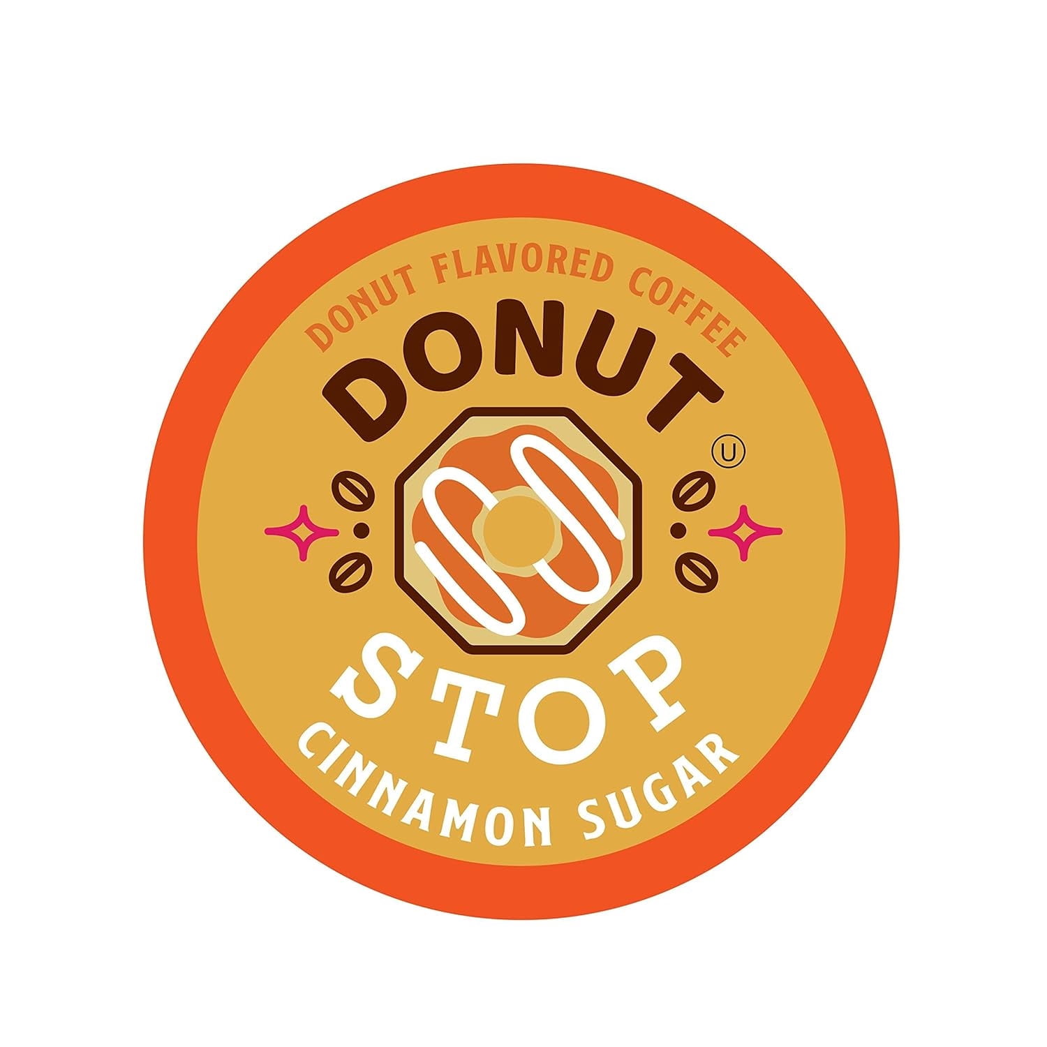 Donut Stop Premium Old Fashioned Donut Flavored Coffee Pods for Single ...