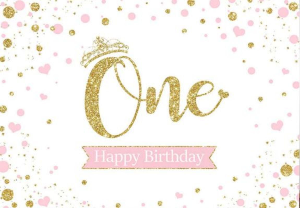 Donut Sweet One Backdrop Birthday Party Pink Sweet Candy First Birthday ...