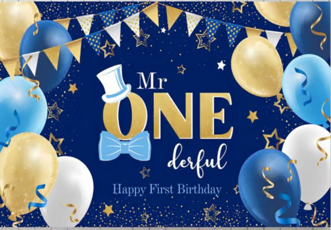 Donut Sweet One Backdrop Birthday Party Pink Sweet Candy First Birthday ...