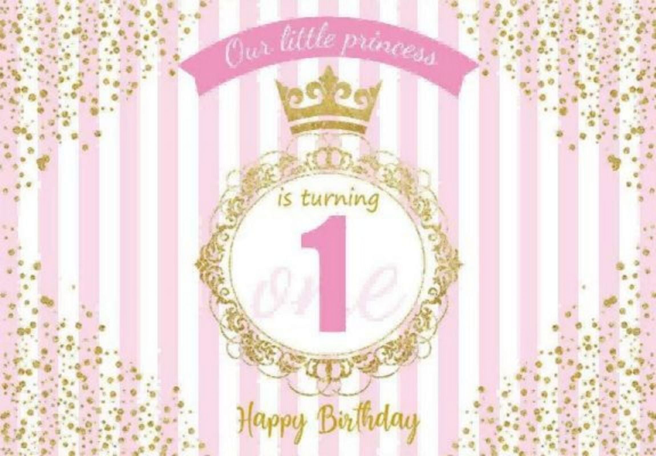 Donut Sweet One Backdrop Birthday Party Pink Sweet Candy First Birthday ...