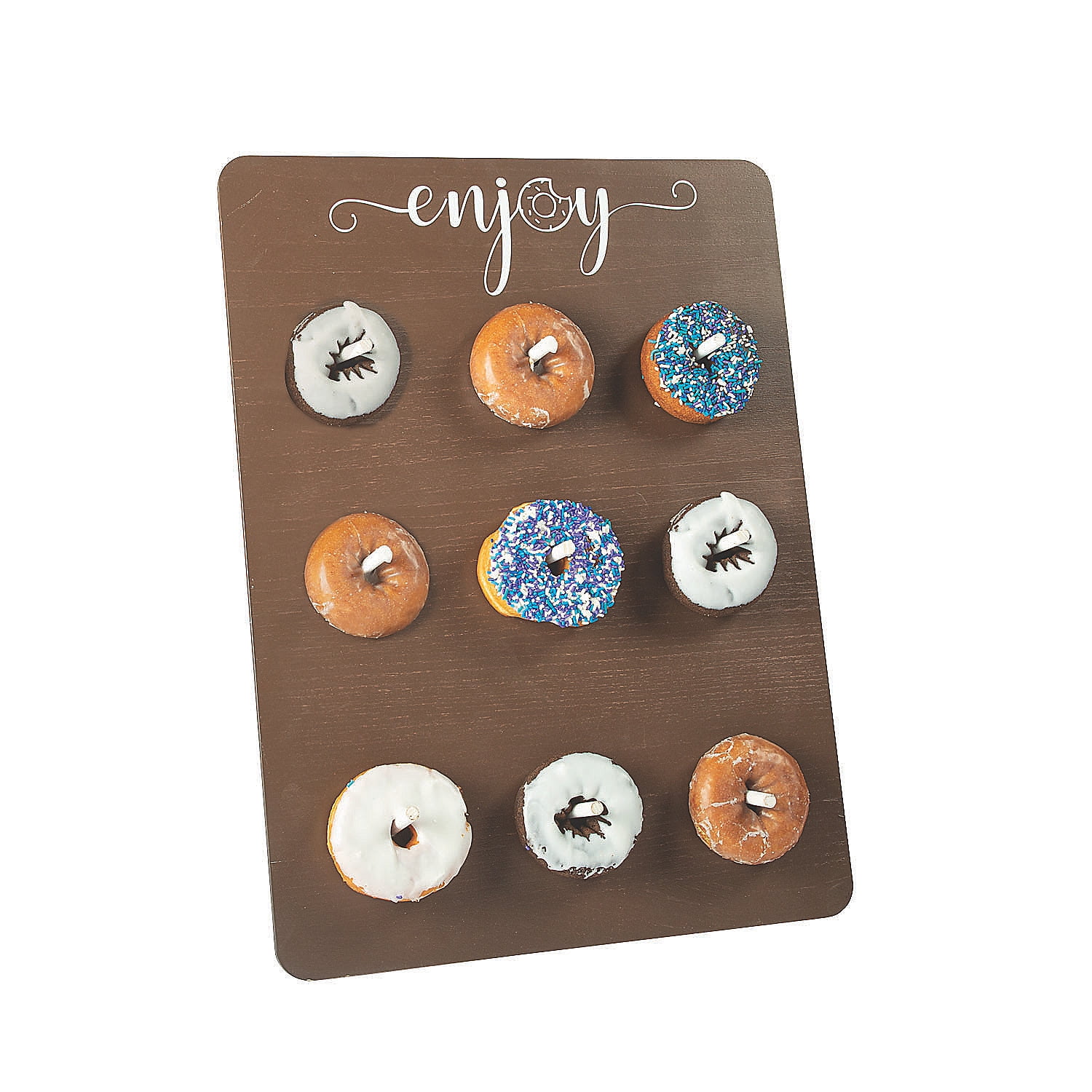 Decorative Donut Wall Stand with Pegs - 1 Piece Party Supplies ...