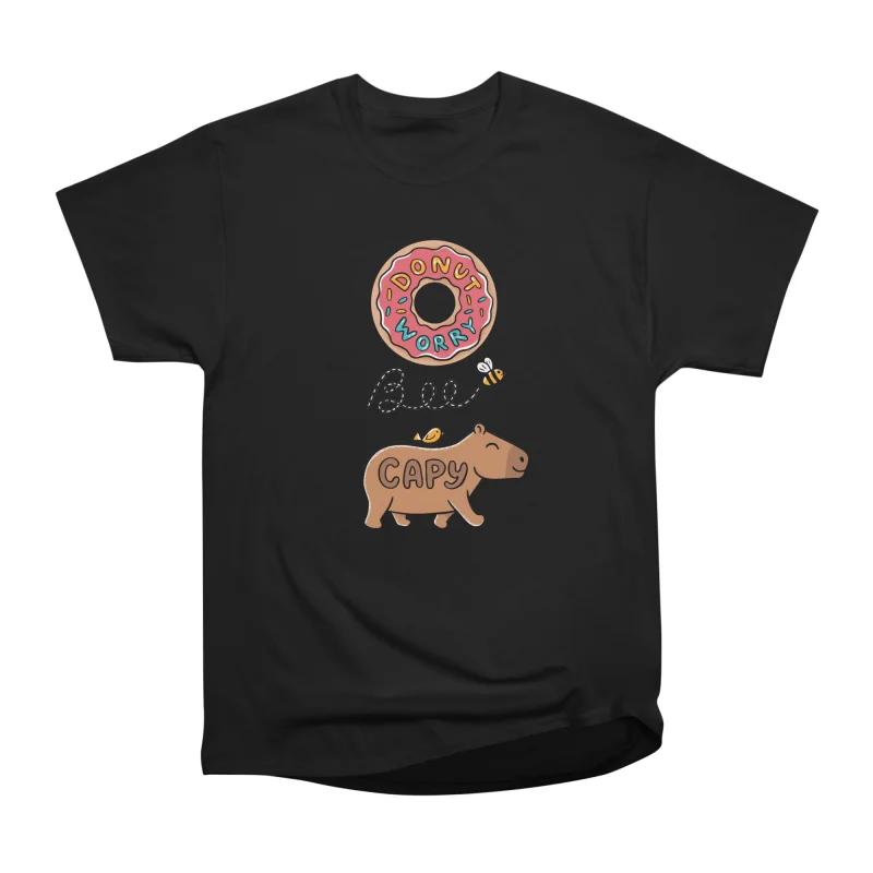 Donut worry bee capy T-Shirt Tee Gift For Him Merch For Her Apparel For ...