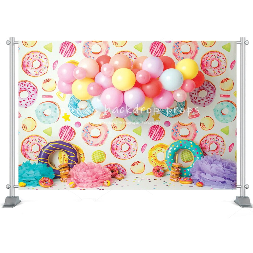 Donuts Candy House Photography Background Newborn Baby 1st Birthday ...