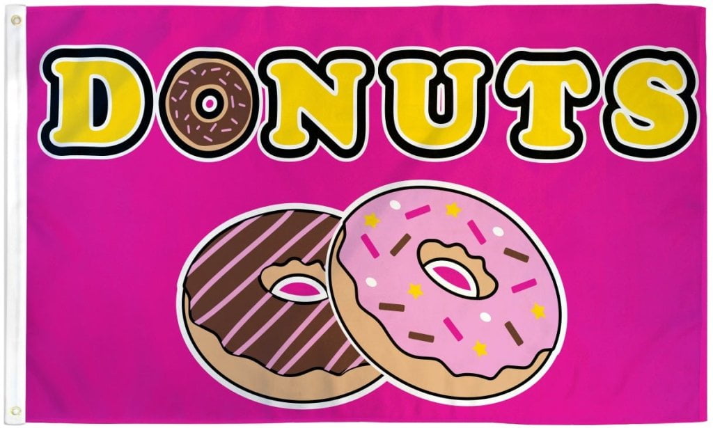 Donuts Flag 3x5ft Poly - Walmart.com