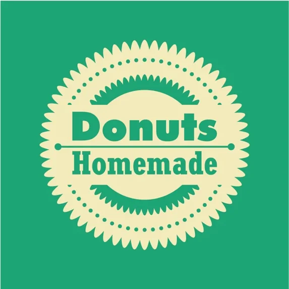 Donuts Homemade Square Car Sticker Phone Decal Water Bottle Stickers ...