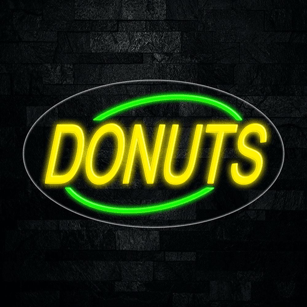 Donuts LED Neon Sign 28"L x 16"H #34194 - Walmart.com