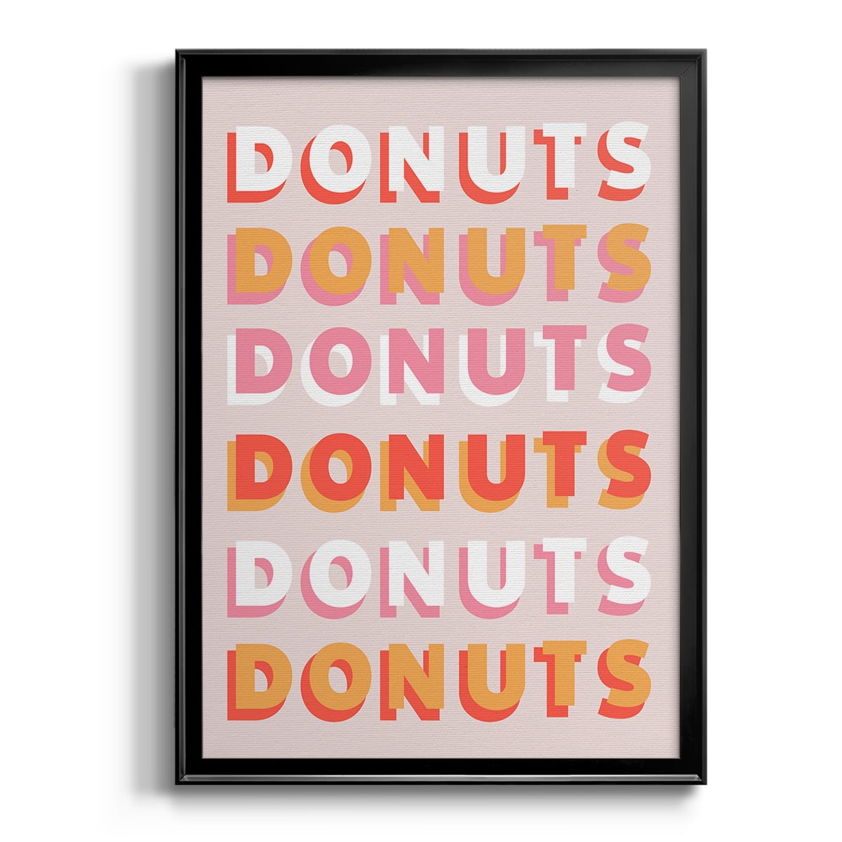 Donuts Premium Classic Framed Print - Ready to Hang - Walmart.com