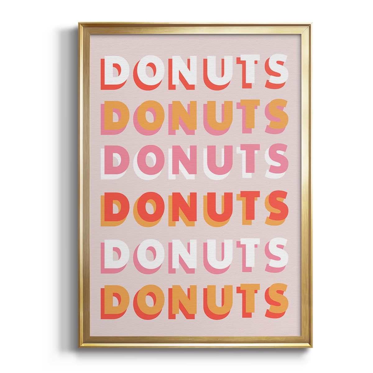Donuts Premium Classic Framed Print - Ready to Hang - Walmart.com