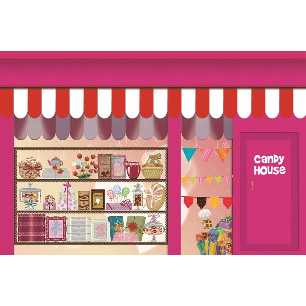 Donuts Sweet Girl Newborn Baby Birthday Candy Fruit Shop Backdrop ...