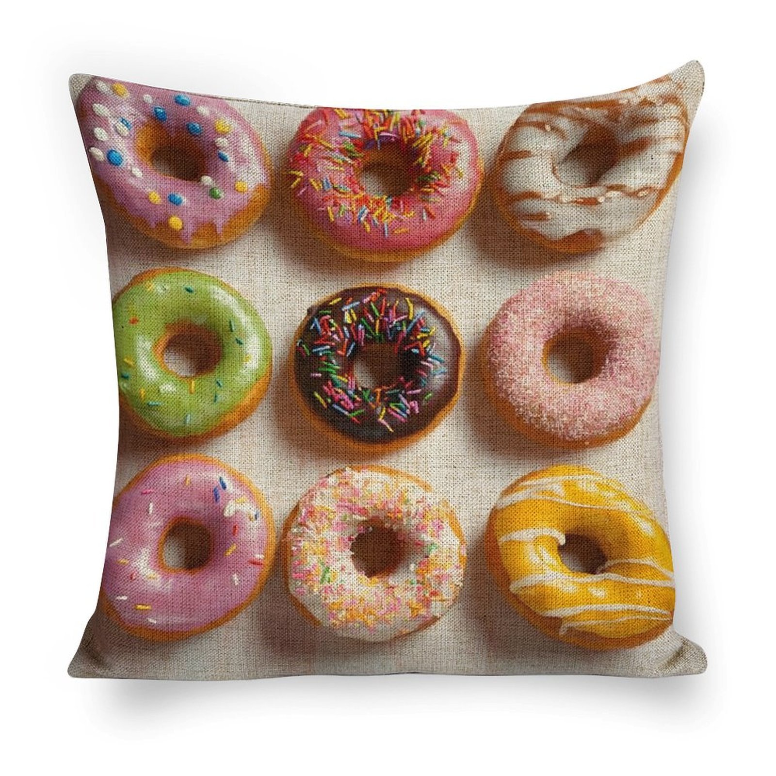Donutslinen toss pillowcase decoration pillowcase gifting preferred ...