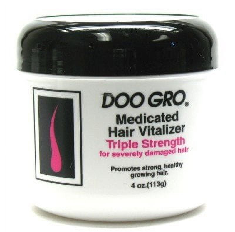 Doo Gro Medicated Triple Strong Vitalizer 4 oz. Jar (3-Pack) with Free ...