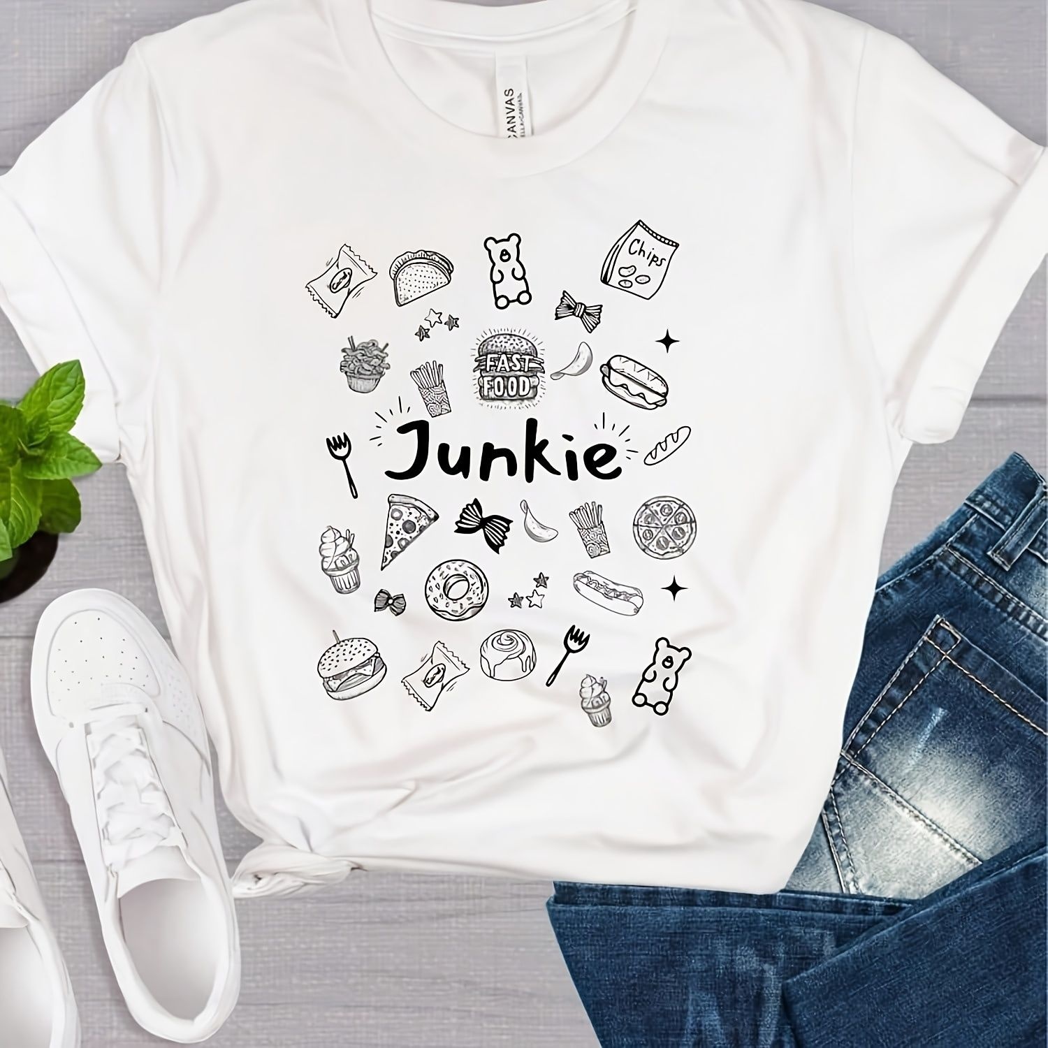 Doodle Art , Junk Food S1Hirt, Doodle Art Foodie S1Hirt, Gift Junk Food ...