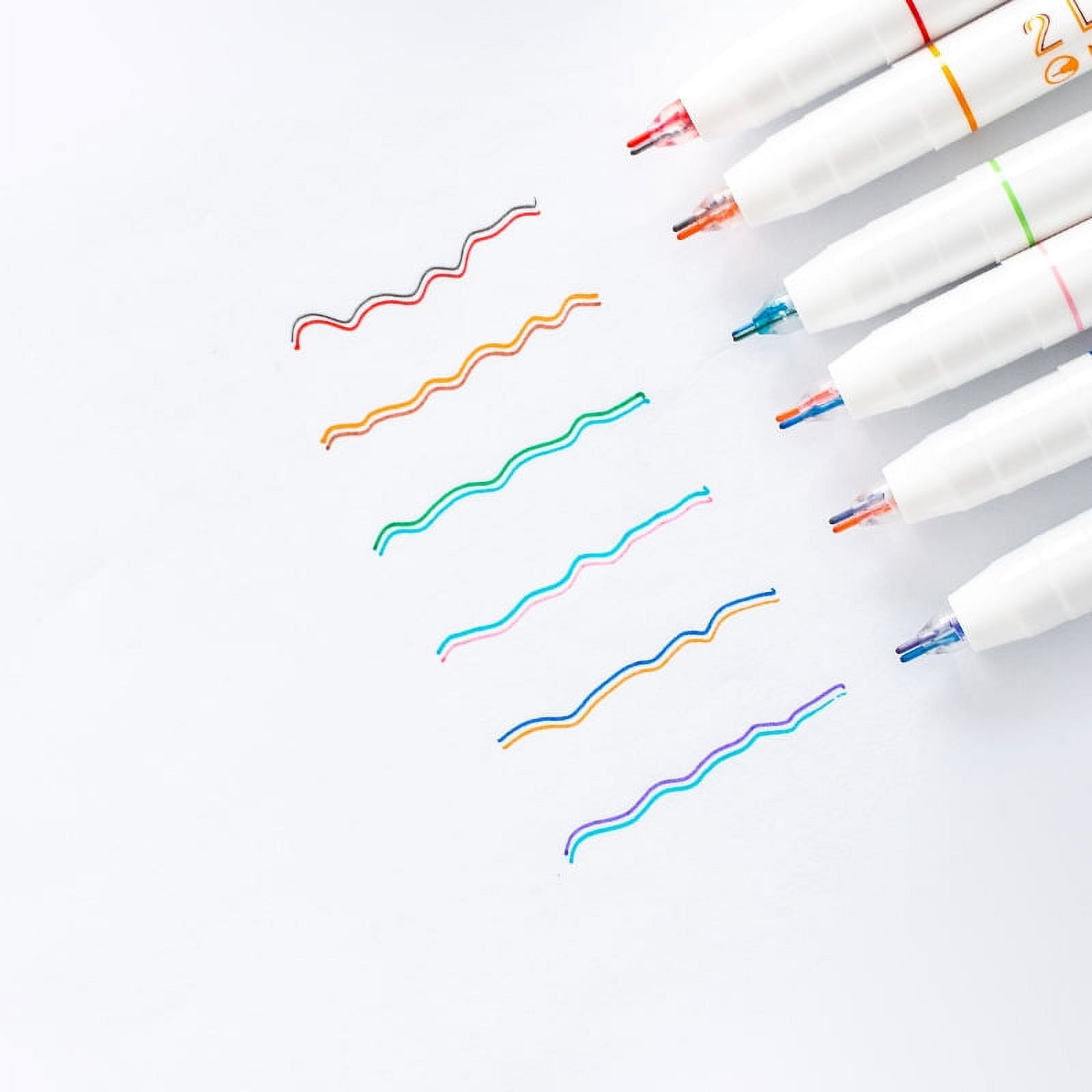 Doodle Dazzle Markers, 3-D Two Line Drawing Pens, Draw Two Lines ...