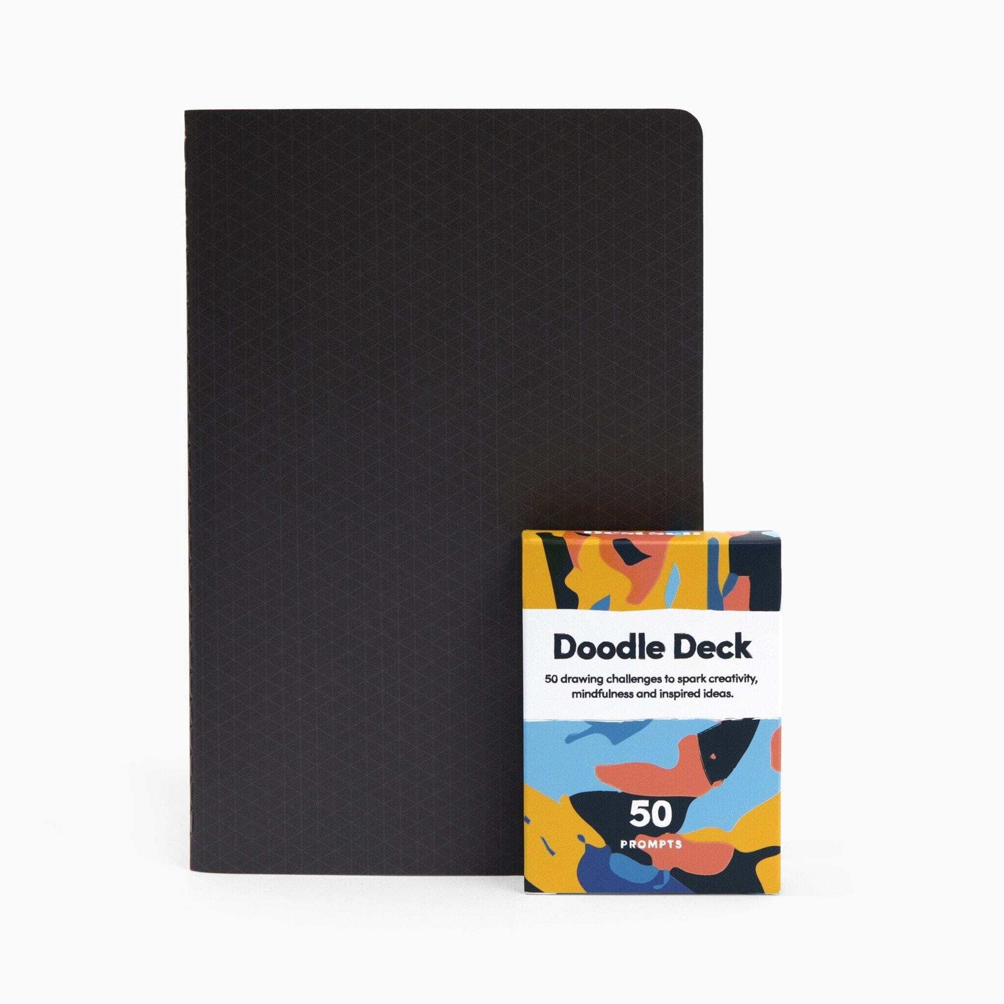 BestSelf Co. Doodle Deck & Pad - 50 Art Therapy Exercises with Sketch ...